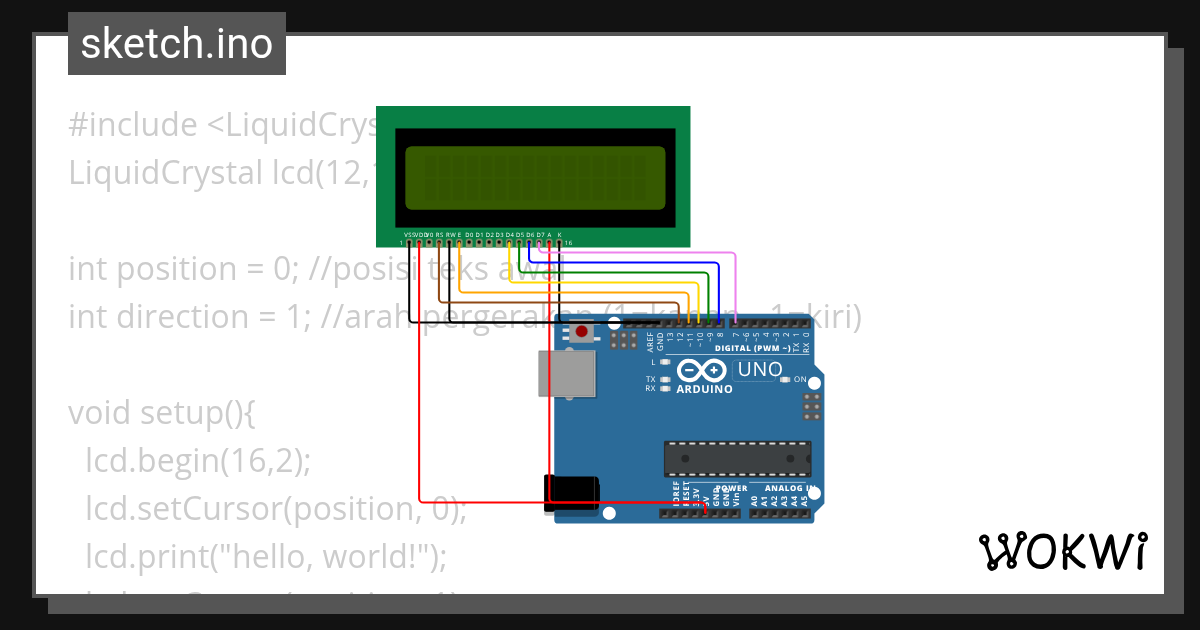 perc 6; latihan 1 - Wokwi ESP32, STM32, Arduino Simulator