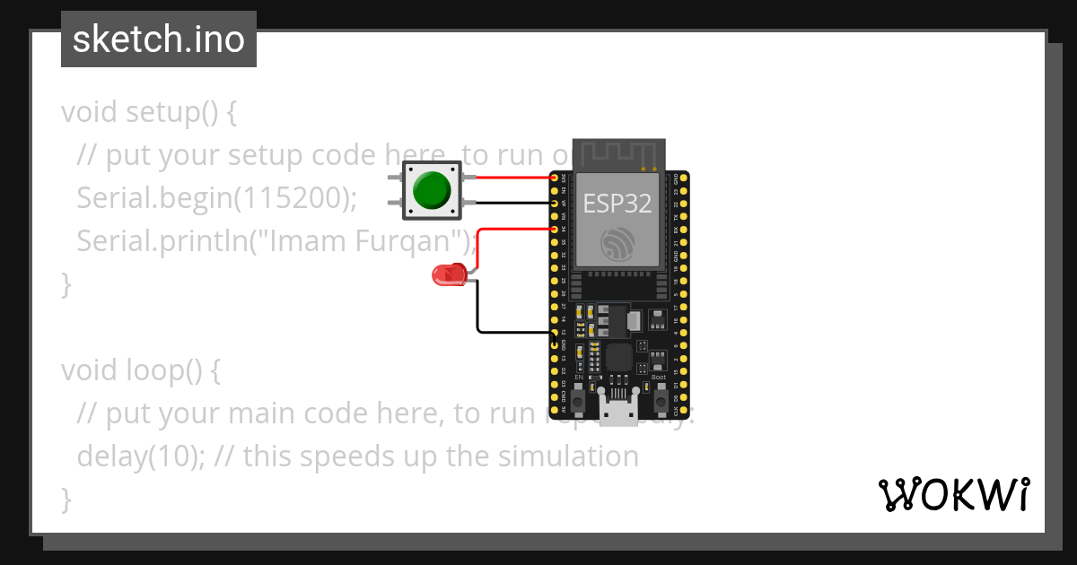 Imam - Wokwi ESP32, STM32, Arduino Simulator