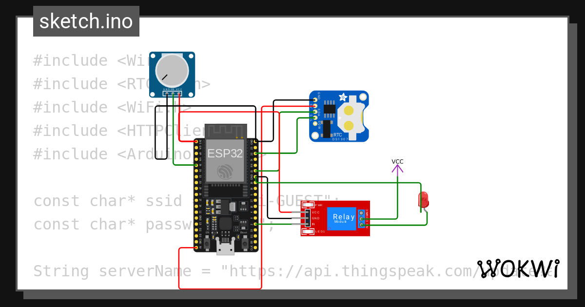 Wifi Rtc Wokwi Esp32 Stm32 Arduino Simulator