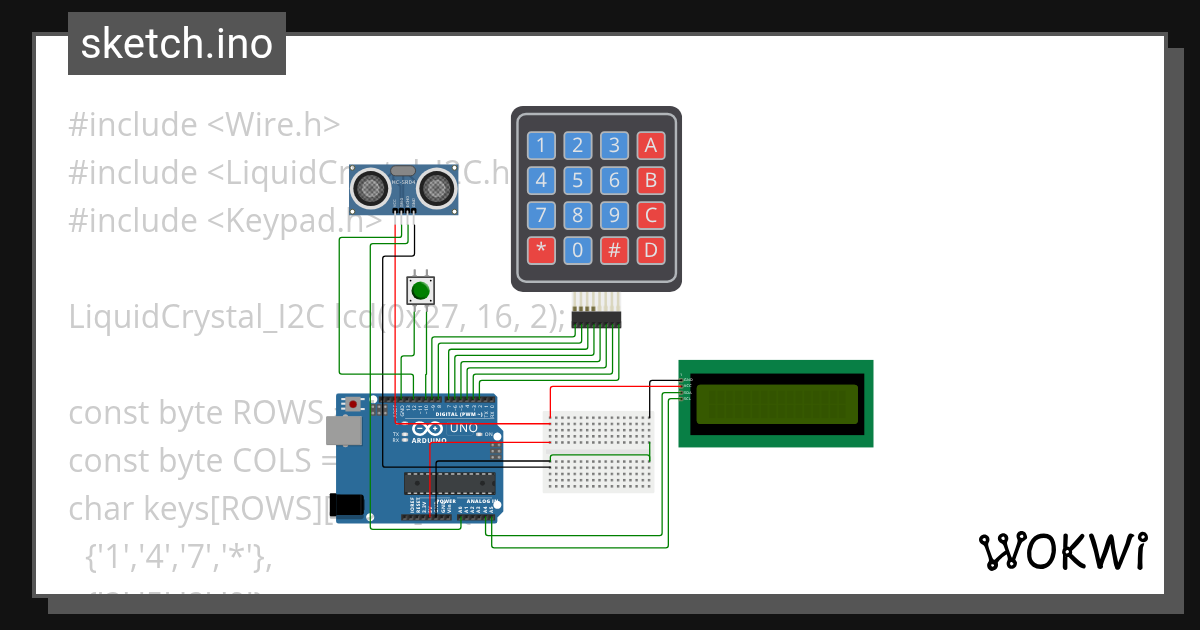 keypad - Wokwi ESP32, STM32, Arduino Simulator