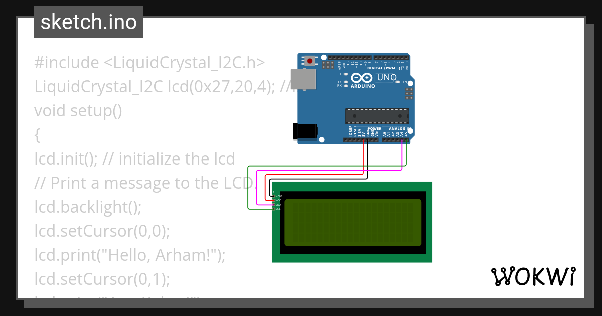 Praktik 2 Arham - Wokwi ESP32, STM32, Arduino Simulator
