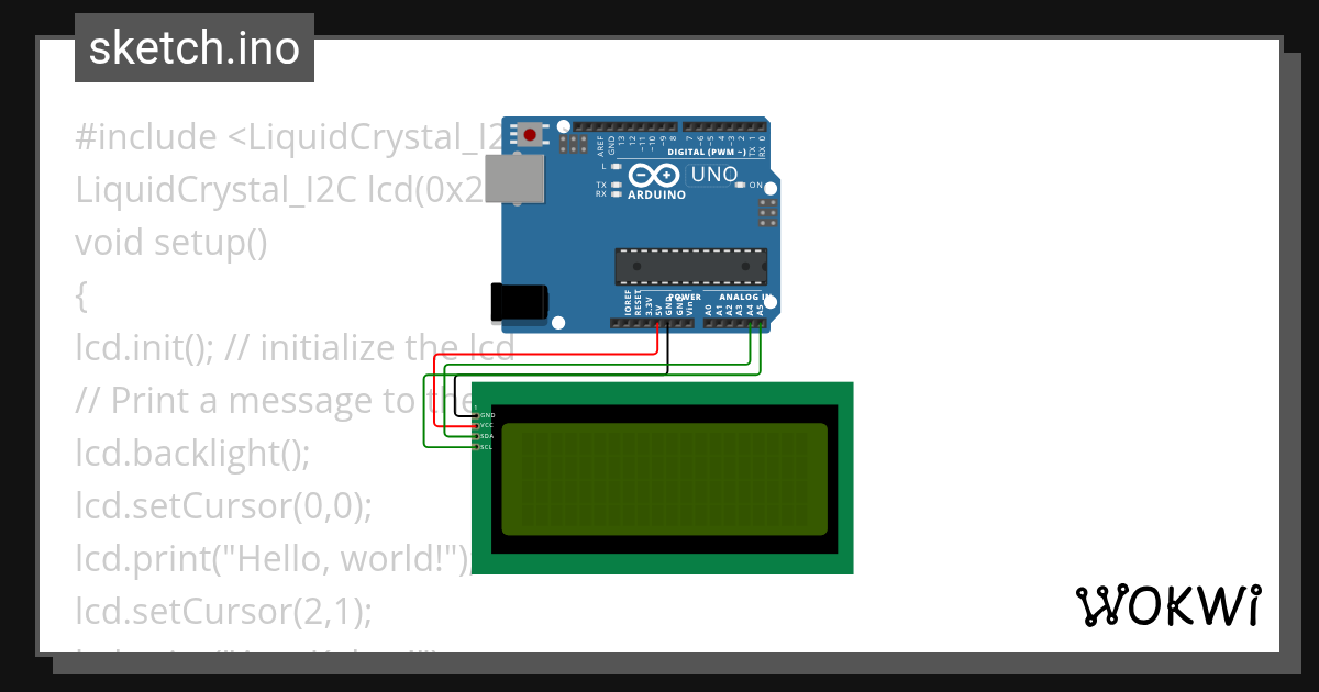 PRAKTIK 2 LED - Wokwi ESP32, STM32, Arduino Simulator