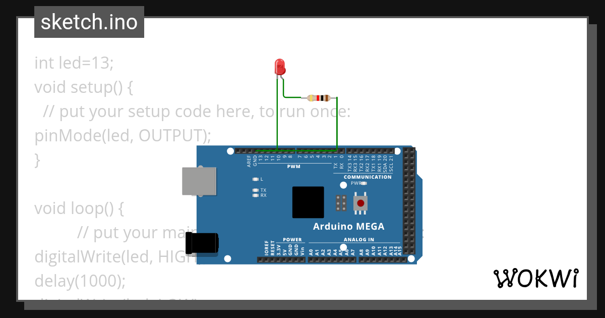 Mega Wokwi Esp32 Stm32 Arduino Simulator 3848