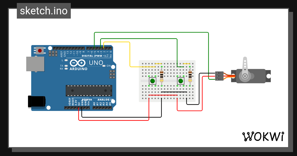 Control Servo Con Dos Pulsadores Wokwi Esp32 Stm32 Arduino Simulator