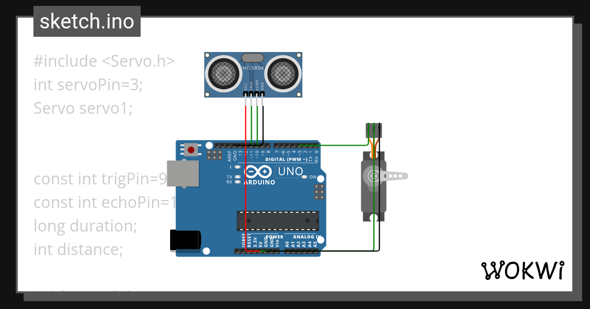 servo motor - Wokwi ESP32, STM32, Arduino Simulator