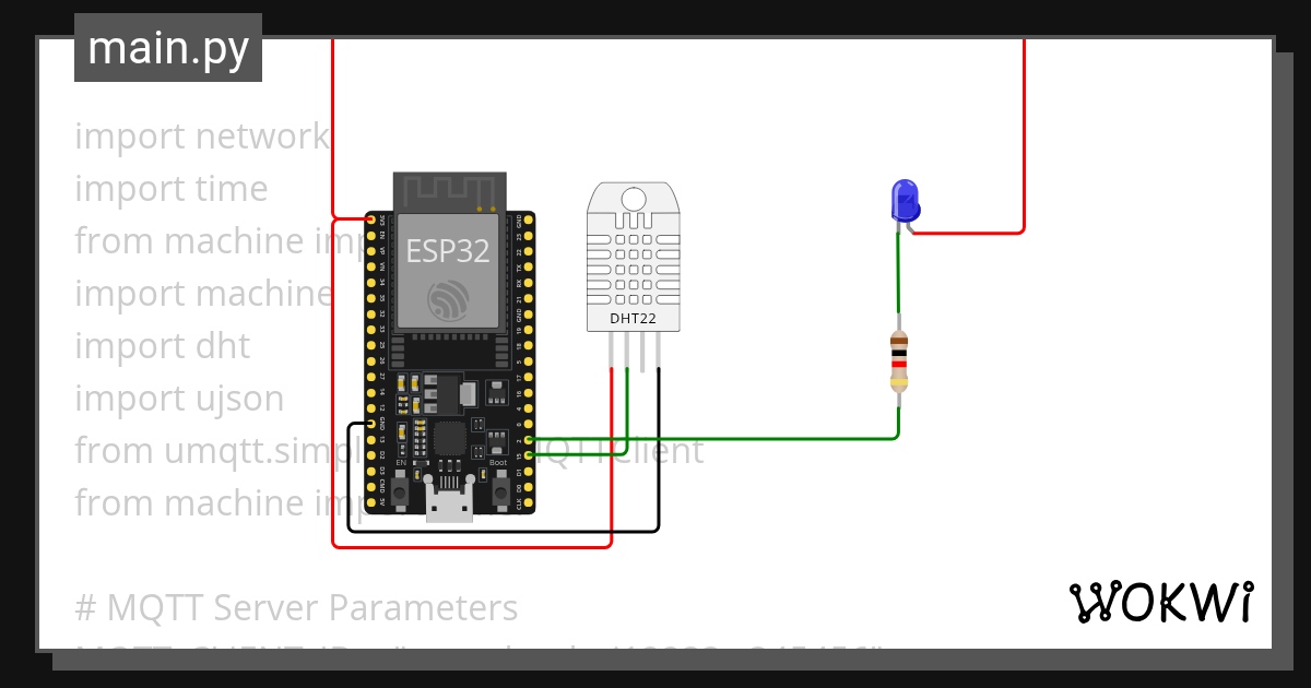 MicroPython MQTT Weather Logger (ESP32) Copy - Wokwi ESP32, STM32, Arduino Simulator