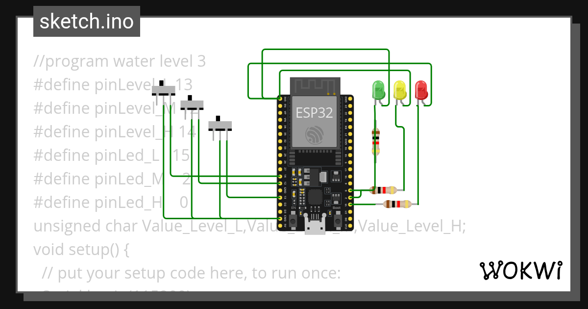 Pemrograman Komputer Tiga Sensor Daffa Diaz Ihsan Muzakki TL 2A - Wokwi ESP32, STM32, Arduino ...