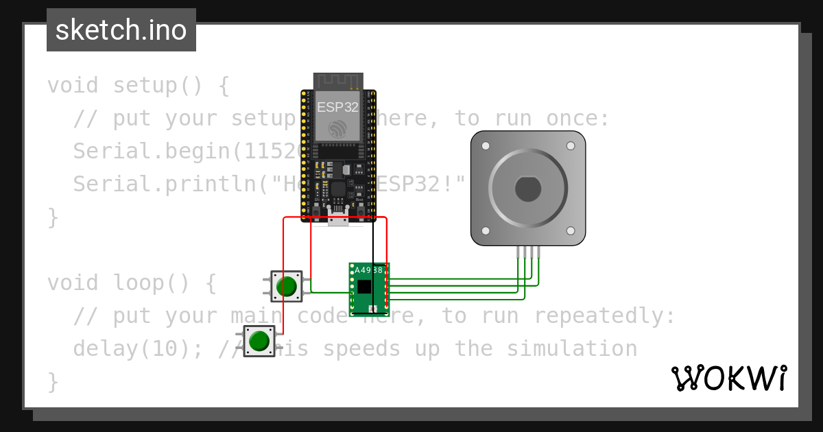 Step Motor Teo Wokwi Esp32 Stm32 Arduino Simulator 8984