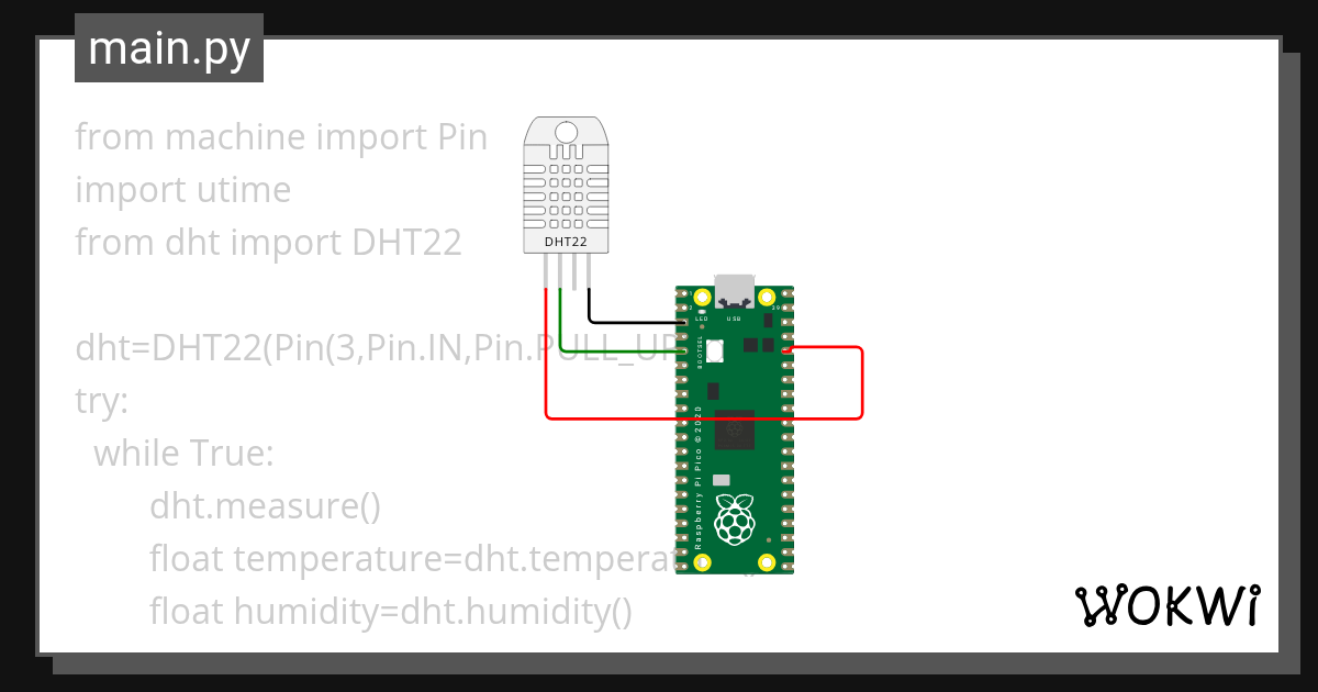 dht - Wokwi ESP32, STM32, Arduino Simulator