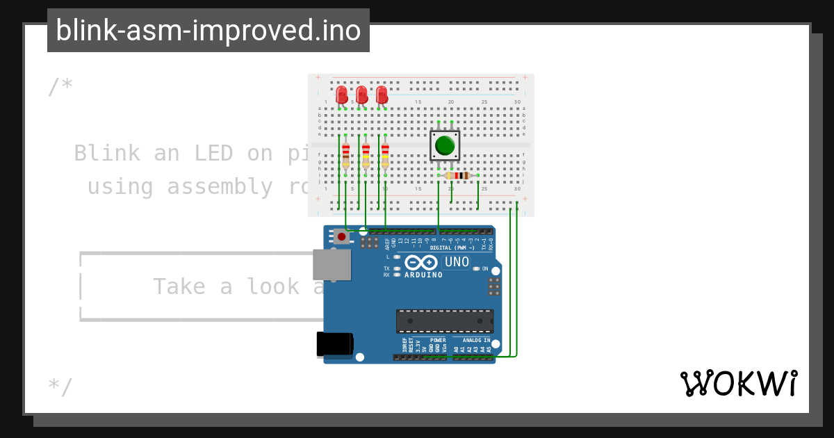 Blink Asm O Copy Wokwi Esp32 Stm32 Arduino Simulator