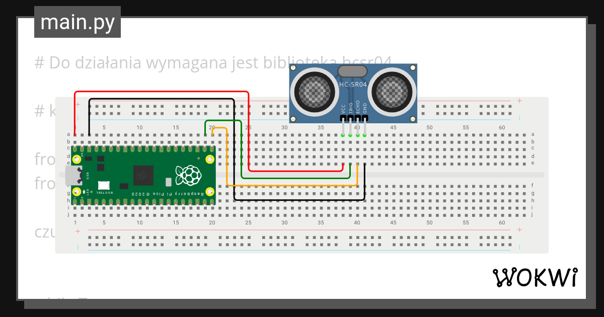Czujnik Odleglosci Wokwi Esp32 Stm32 Arduino Simulator 3863