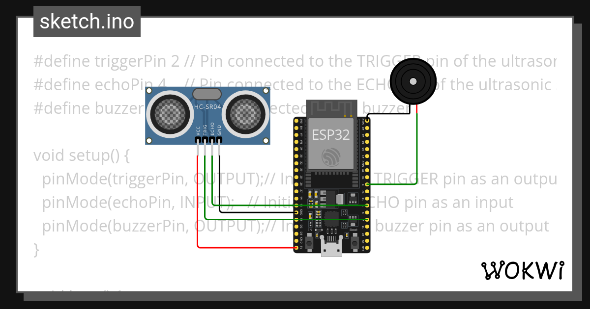 Buzzer Wokwi Esp32 Stm32 Arduino Simulator