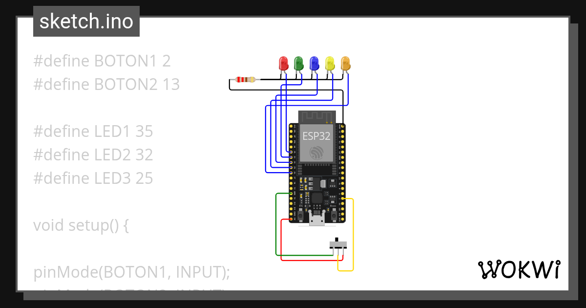 19 - Wokwi ESP32, STM32, Arduino Simulator