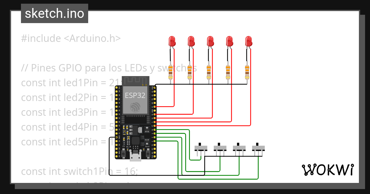 19 - Wokwi ESP32, STM32, Arduino Simulator