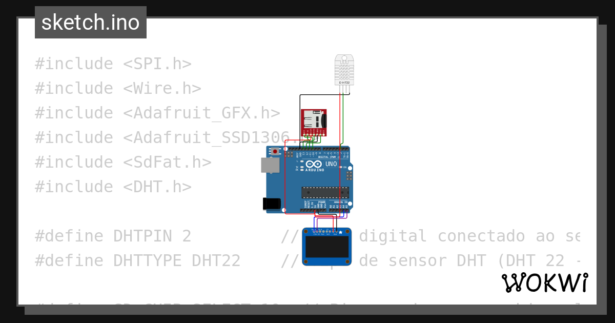 Avaliação Wokwi Esp32 Stm32 Arduino Simulator 