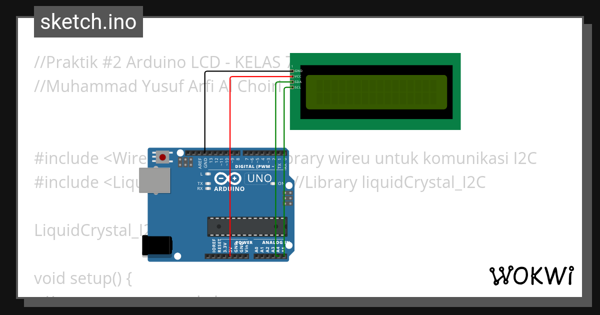 Latihan#2 arduino - Wokwi ESP32, STM32, Arduino Simulator