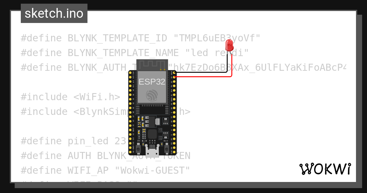Led Rendi Wokwi Esp32 Stm32 Arduino Simulator 9784