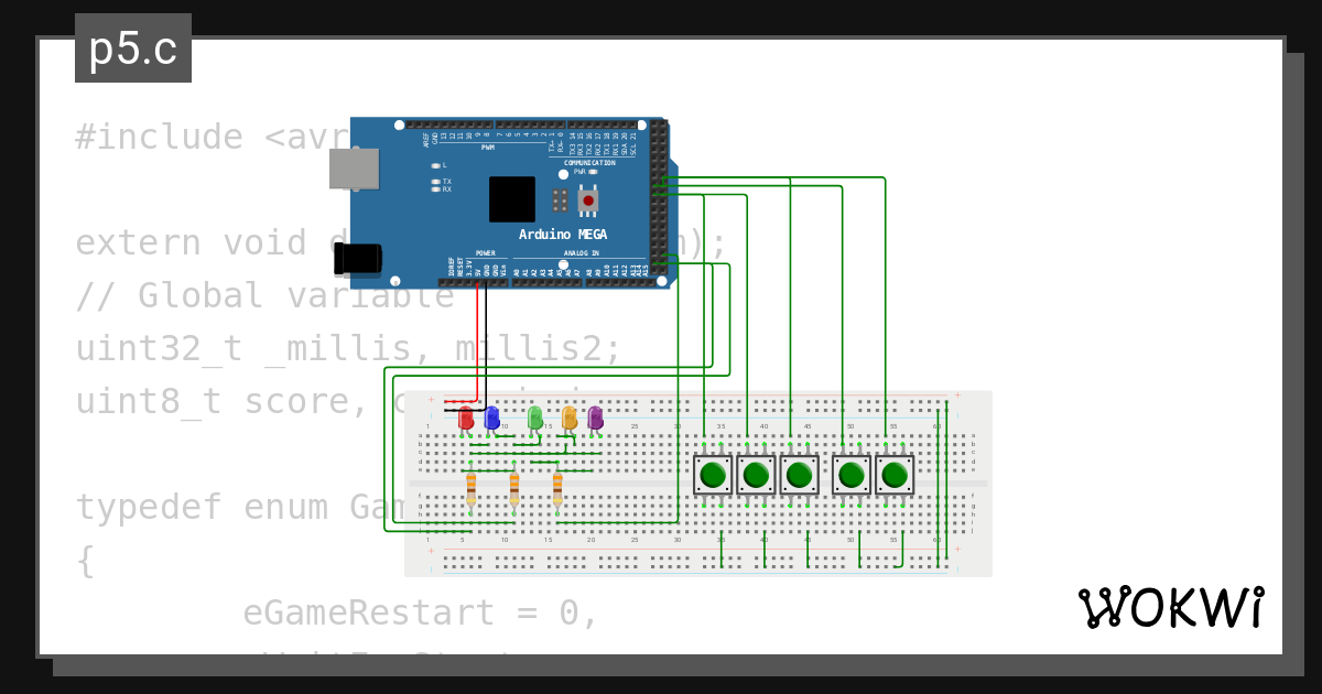 Hola Wokwi Esp32 Stm32 Arduino Simulator