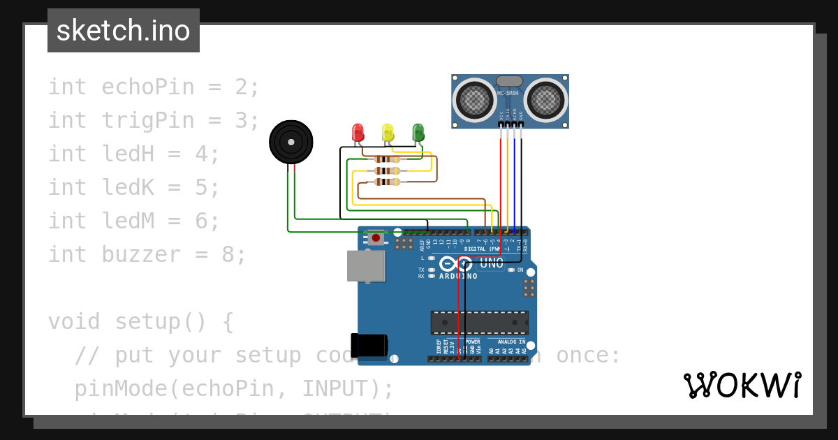 Ultrasoniksean Nelsontikc Copy Wokwi Esp32 Stm32 Arduino Simulator