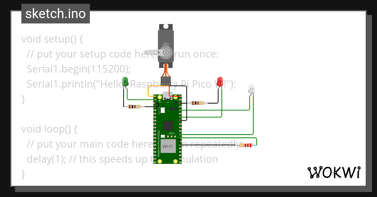 IRTANK SYSTEM SAM B - Wokwi ESP32, STM32, Arduino Simulator