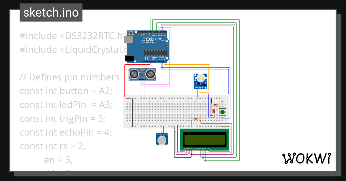 Iteration 1 - No SD - Wokwi ESP32, STM32, Arduino Simulator