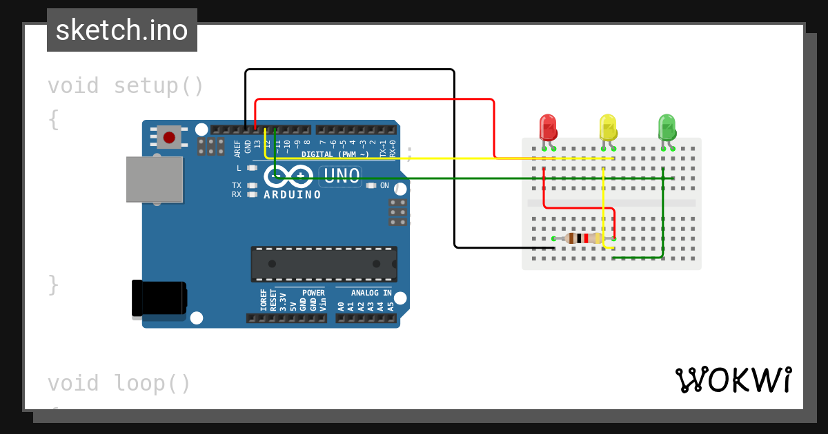 Semáforo Wokwi Esp32 Stm32 Arduino Simulator