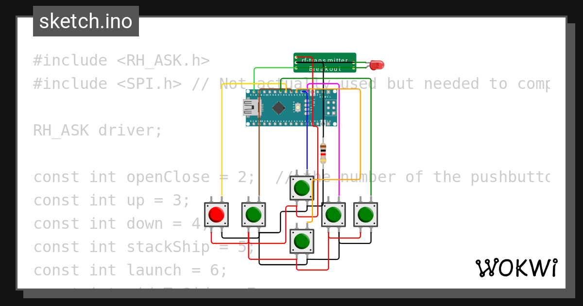 Mechazilla Remote Wokwi Esp32 Stm32 Arduino Simulator