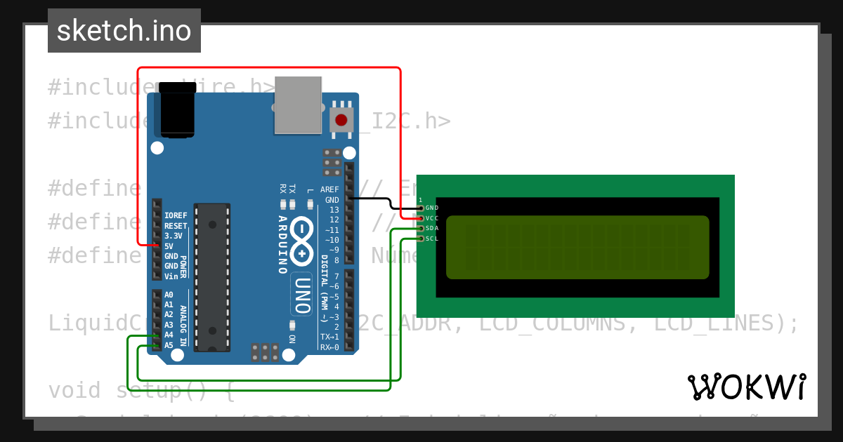 Comunicação I2c Wokwi Esp32 Stm32 Arduino Simulator