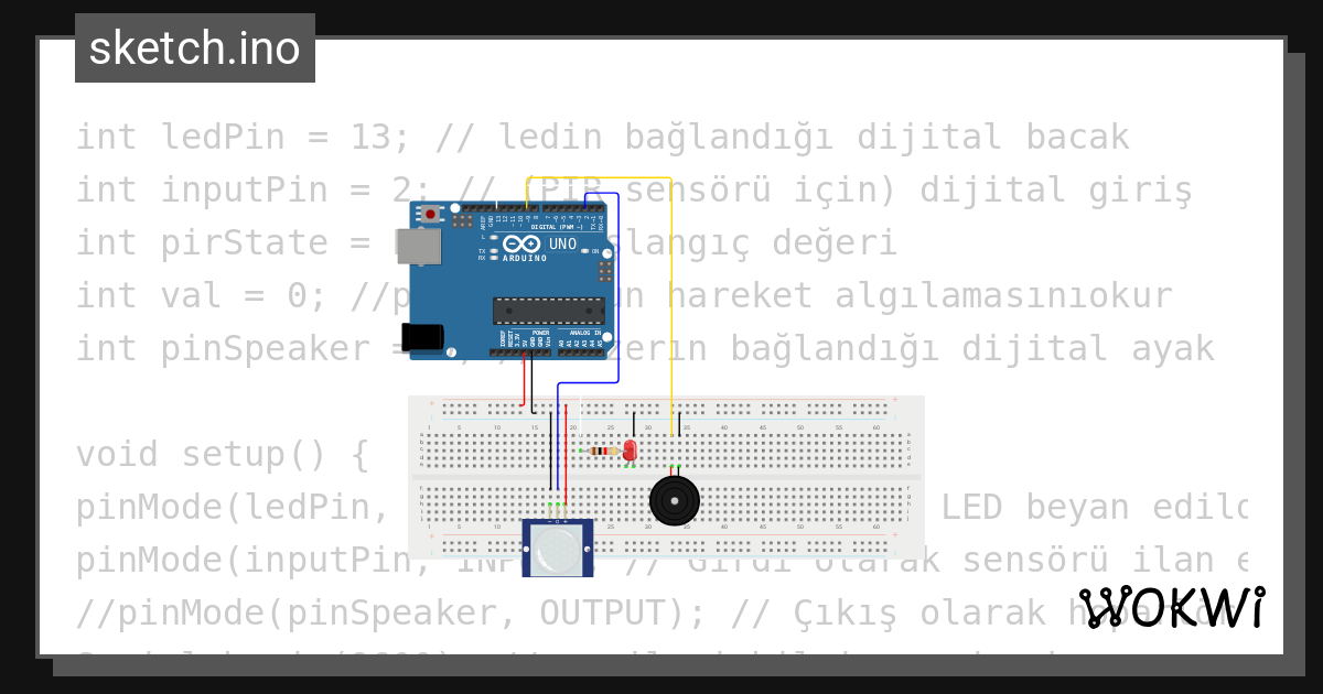 Motion Sensor Application Wokwi Esp32 Stm32 Arduino Simulator 5795