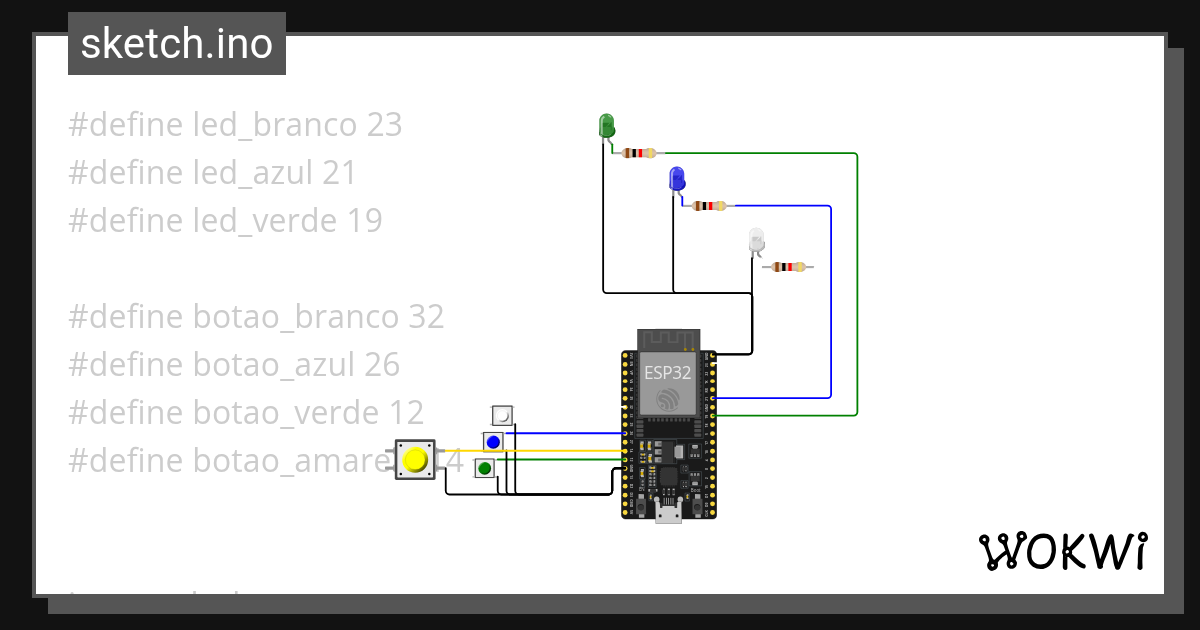 3 leds Copy - Wokwi ESP32, STM32, Arduino Simulator