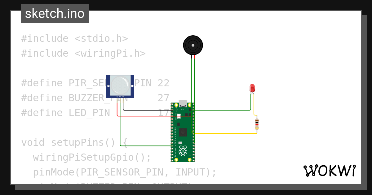 Alarm Wokwi Esp32 Stm32 Arduino Simulator 6444