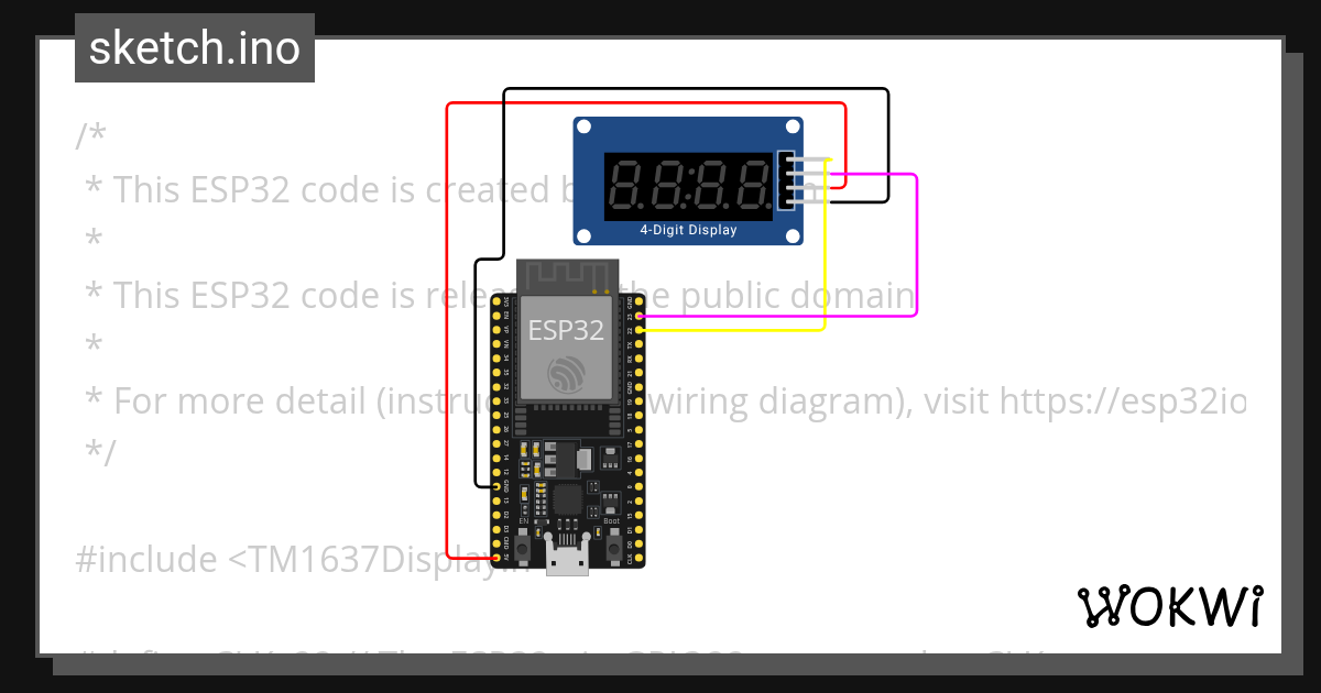 4/25 exPt2 - Wokwi ESP32, STM32, Arduino Simulator