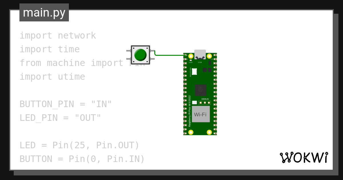 Pi Pico W Micropython Part 4 Wokwi Esp32 Stm32 Arduino Simulator