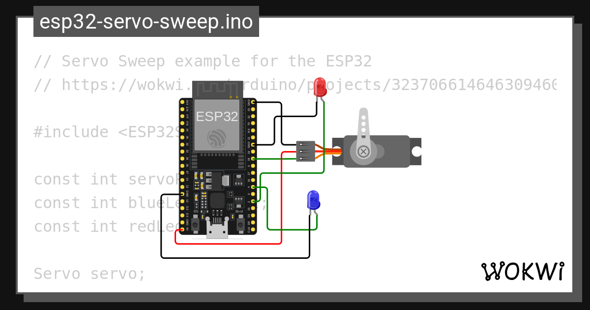 Esp32 馬達控制實作 Copy Wokwi Esp32 Stm32 Arduino Simulator