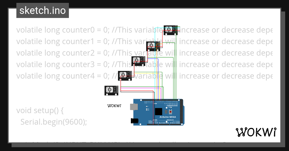 encuoder Copy from gwin - modified - Wokwi ESP32, STM32, Arduino Simulator