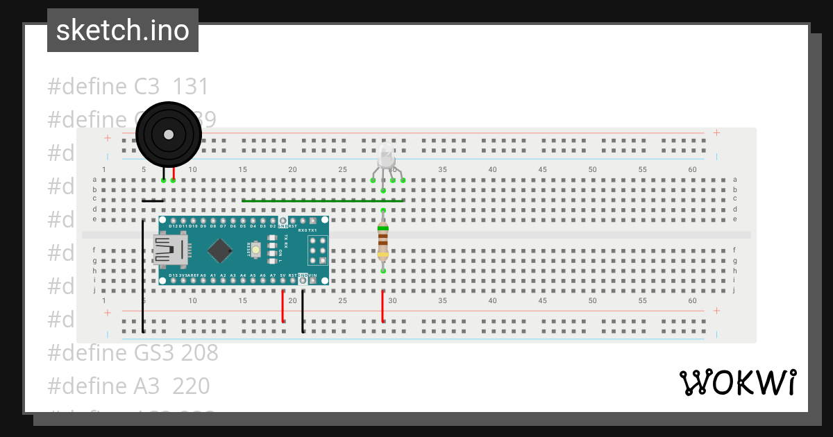 buzzer-led - Wokwi ESP32, STM32, Arduino Simulator