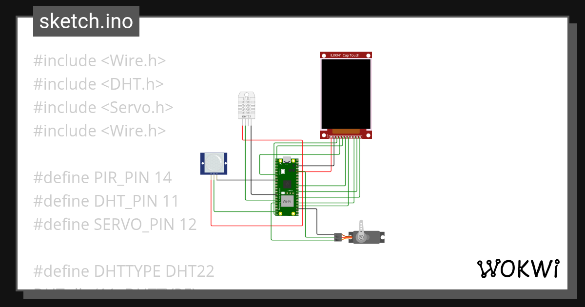 Smart Mirror Wokwi Esp32 Stm32 Arduino Simulator 7435