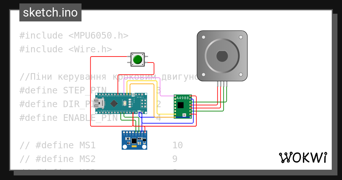 Практична робота №8 Завдання 12 Wokwi Esp32 Stm32 Arduino Simulator 7500