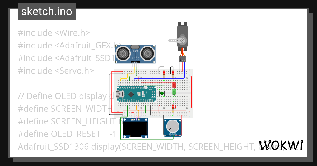 Water Level Mk2 Wokwi Esp32 Stm32 Arduino Simulator 