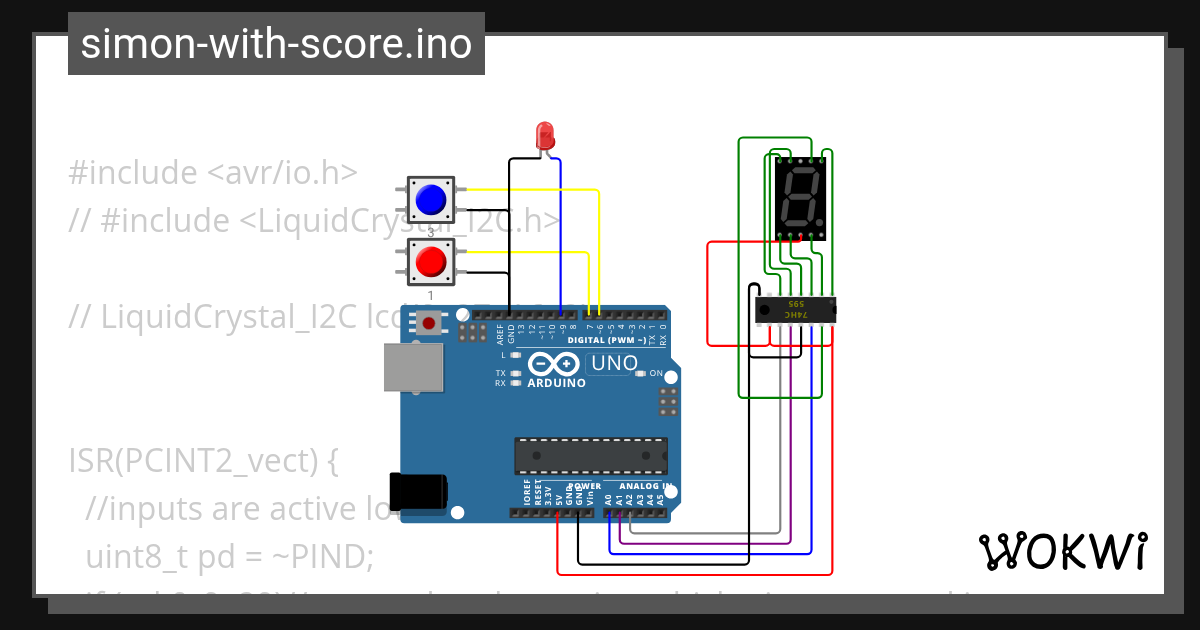 exercise 2 - Wokwi ESP32, STM32, Arduino Simulator