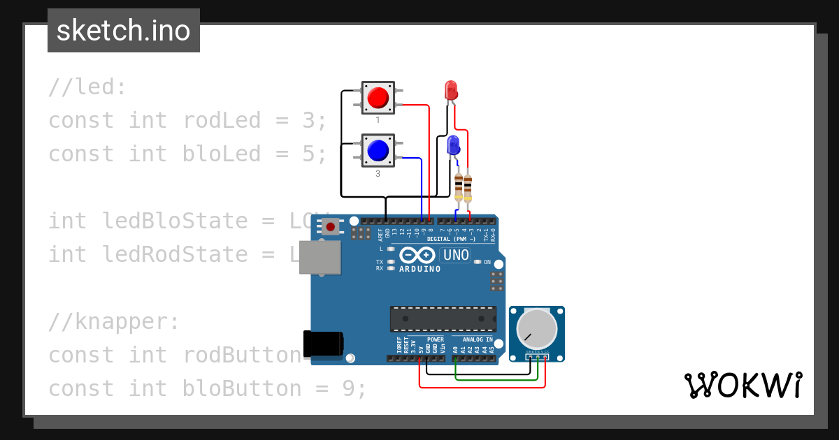 Oppgave 3 2023 Eksamen 30min Ca Wokwi Esp32 Stm32 Arduino Simulator