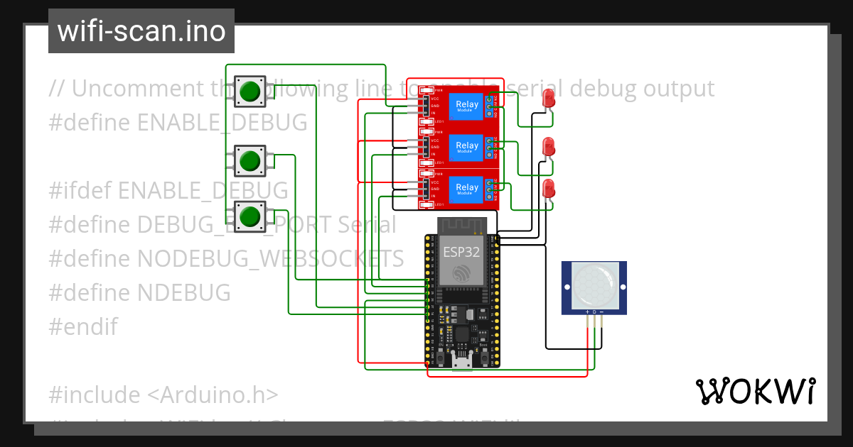 Wokwi - Online ESP32, STM32, Arduino Simulator