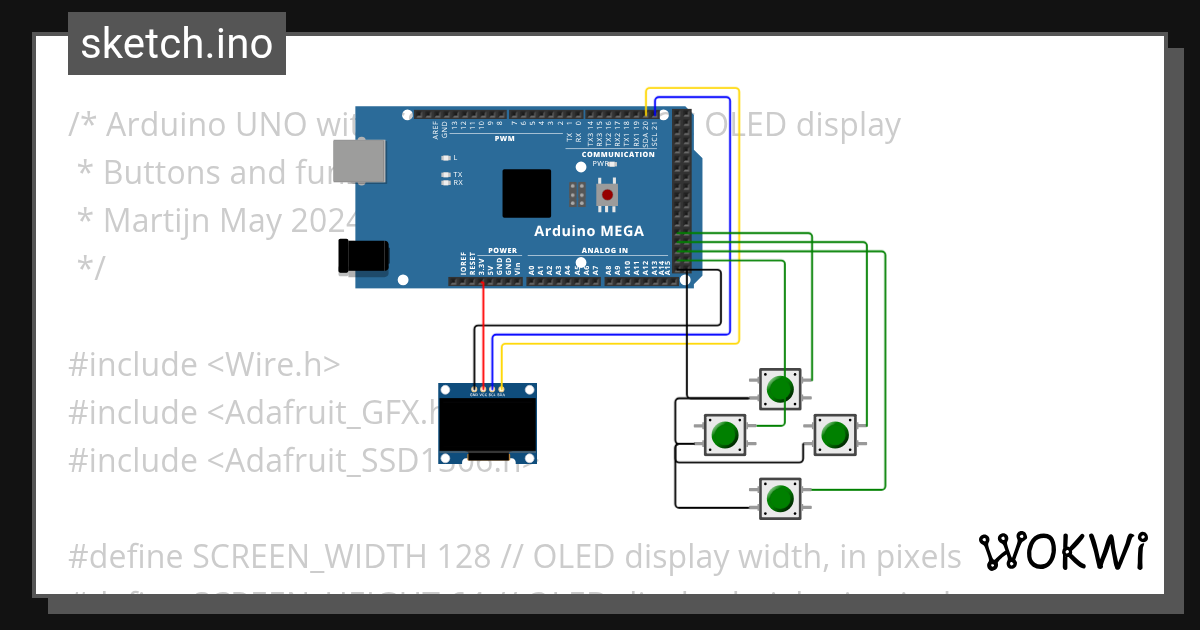 Menu test - Wokwi ESP32, STM32, Arduino Simulator