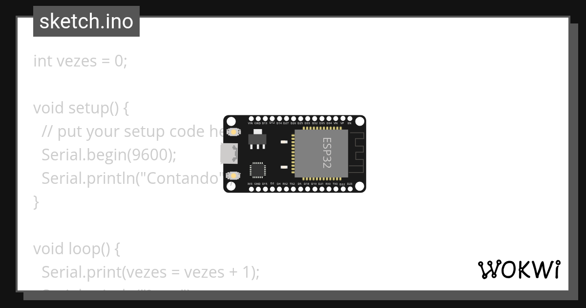 06_Exercicio01 - Wokwi ESP32, STM32, Arduino Simulator