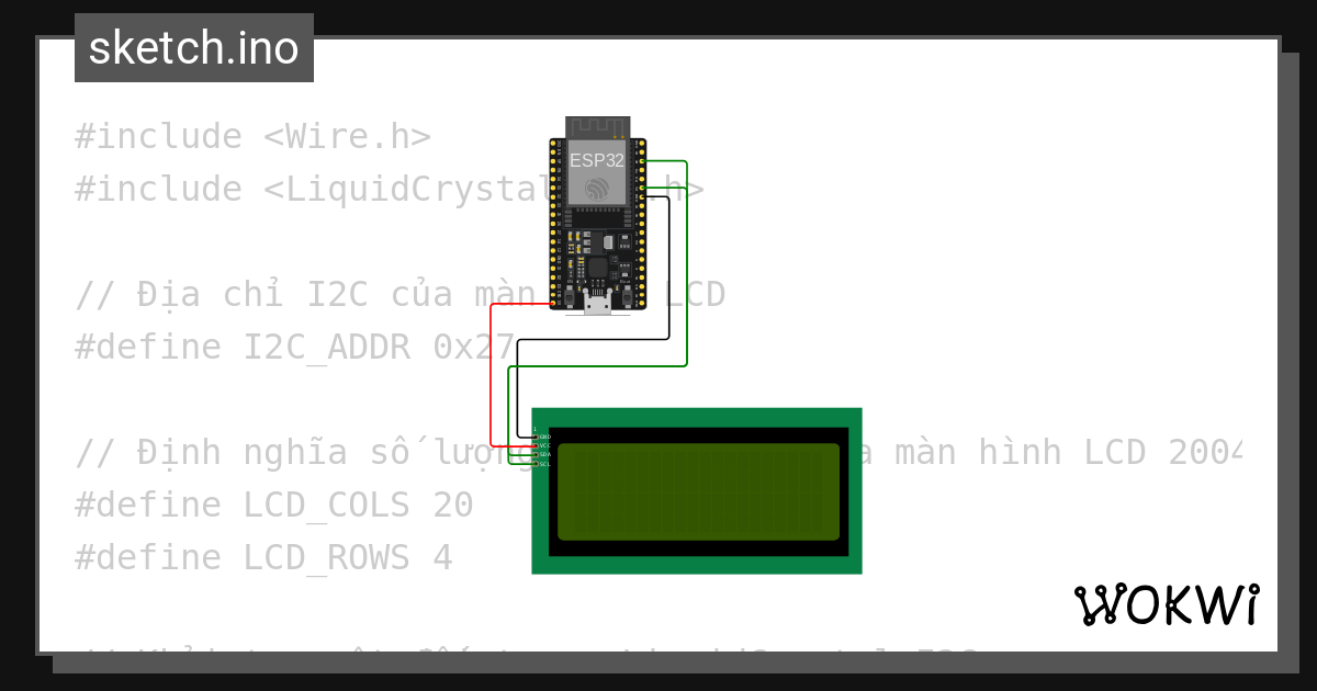 Lcd2004 Wokwi Esp32 Stm32 Arduino Simulator 5275
