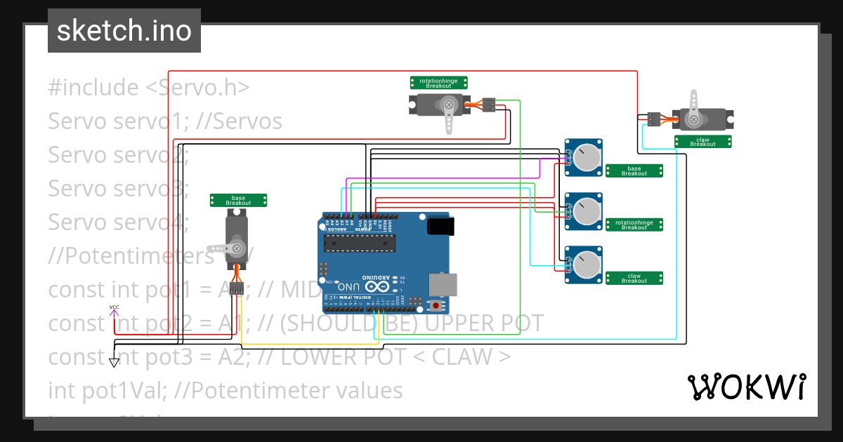 Real Wiring With Correct Colors Resistors Are Represented As The Tape Functioning Wokwi 