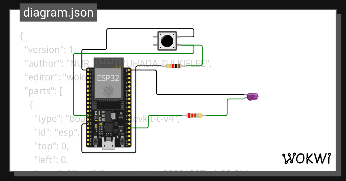 Push Button Copy Wokwi Esp32 Stm32 Arduino Simulator 