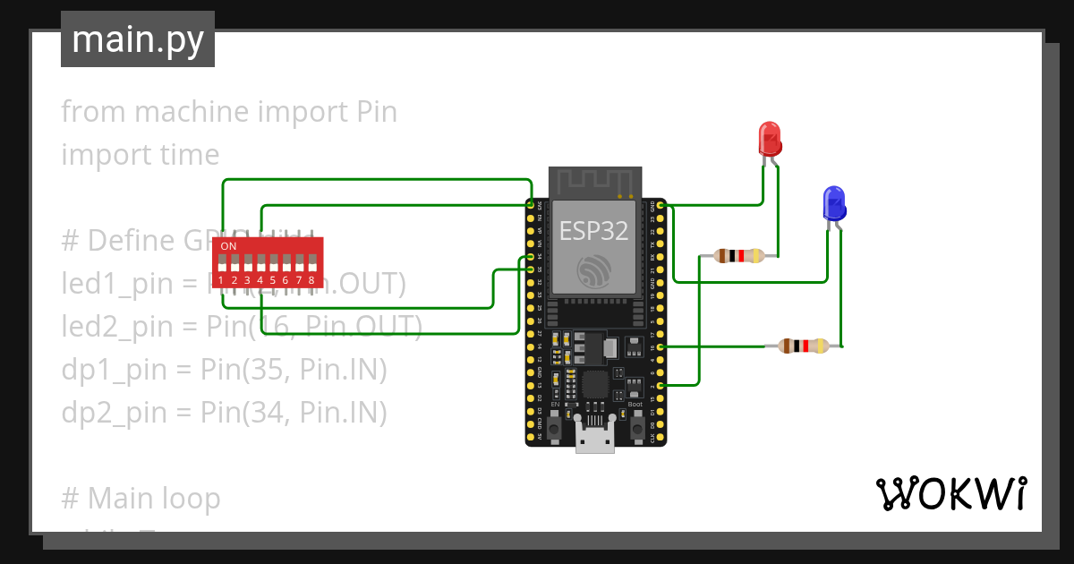 Wokwi - Online ESP32, STM32, Arduino Simulator