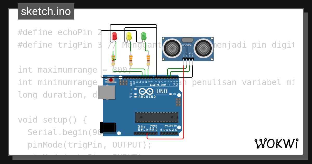Jarak Wokwi Esp32 Stm32 Arduino Simulator 4033