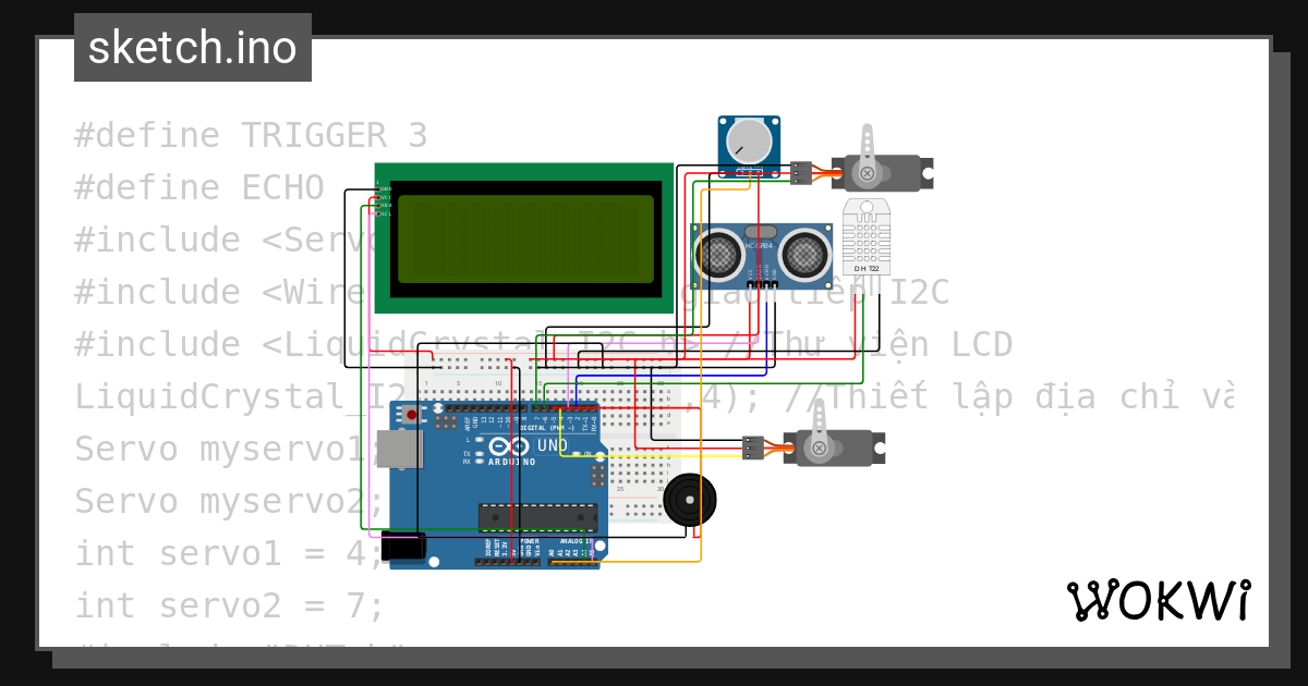 Distence And Dht22 Wokwi Esp32 Stm32 Arduino Simulator 7298